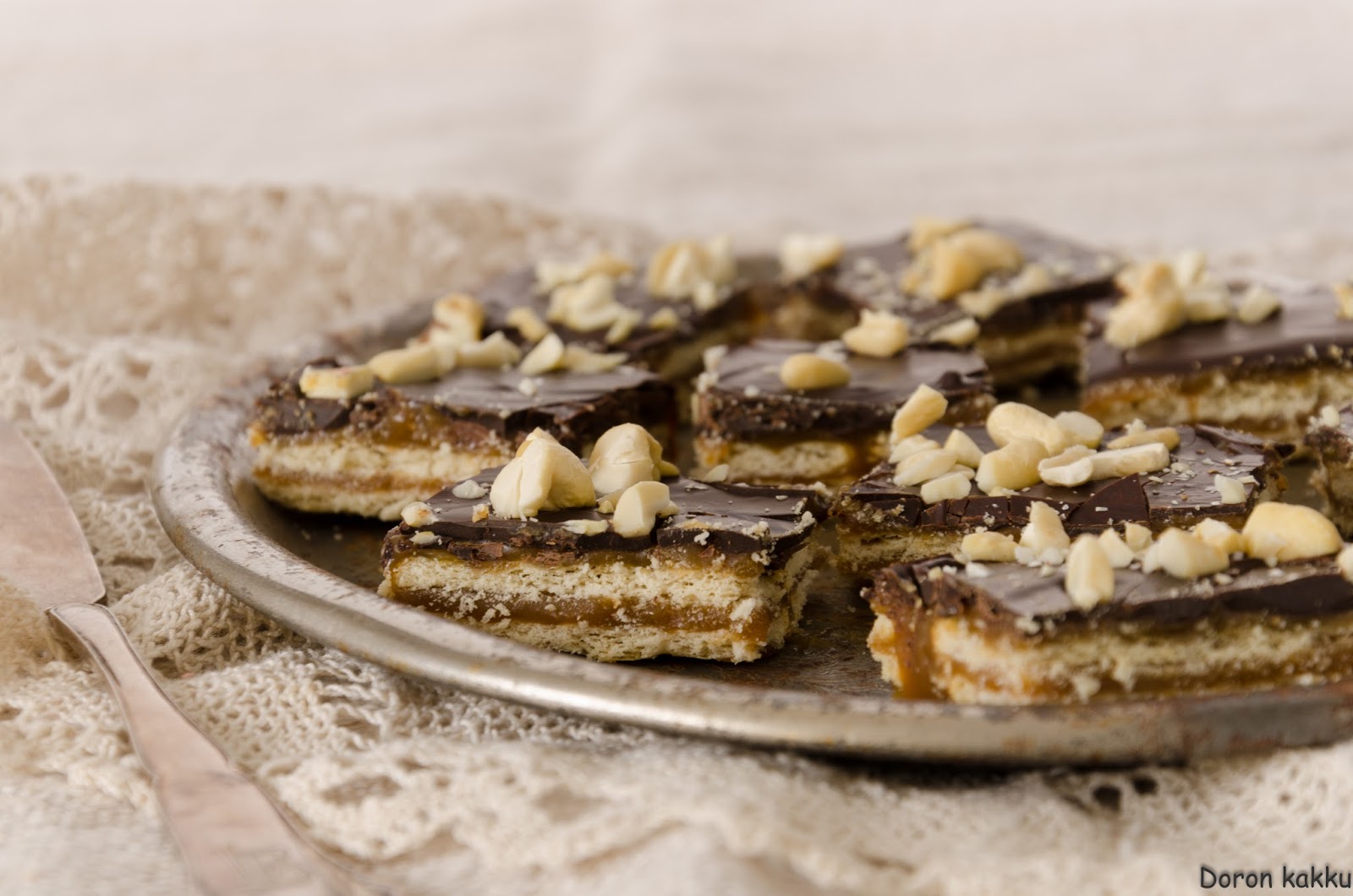 Doron kakku: Kinuski-suklaasuolapalat!