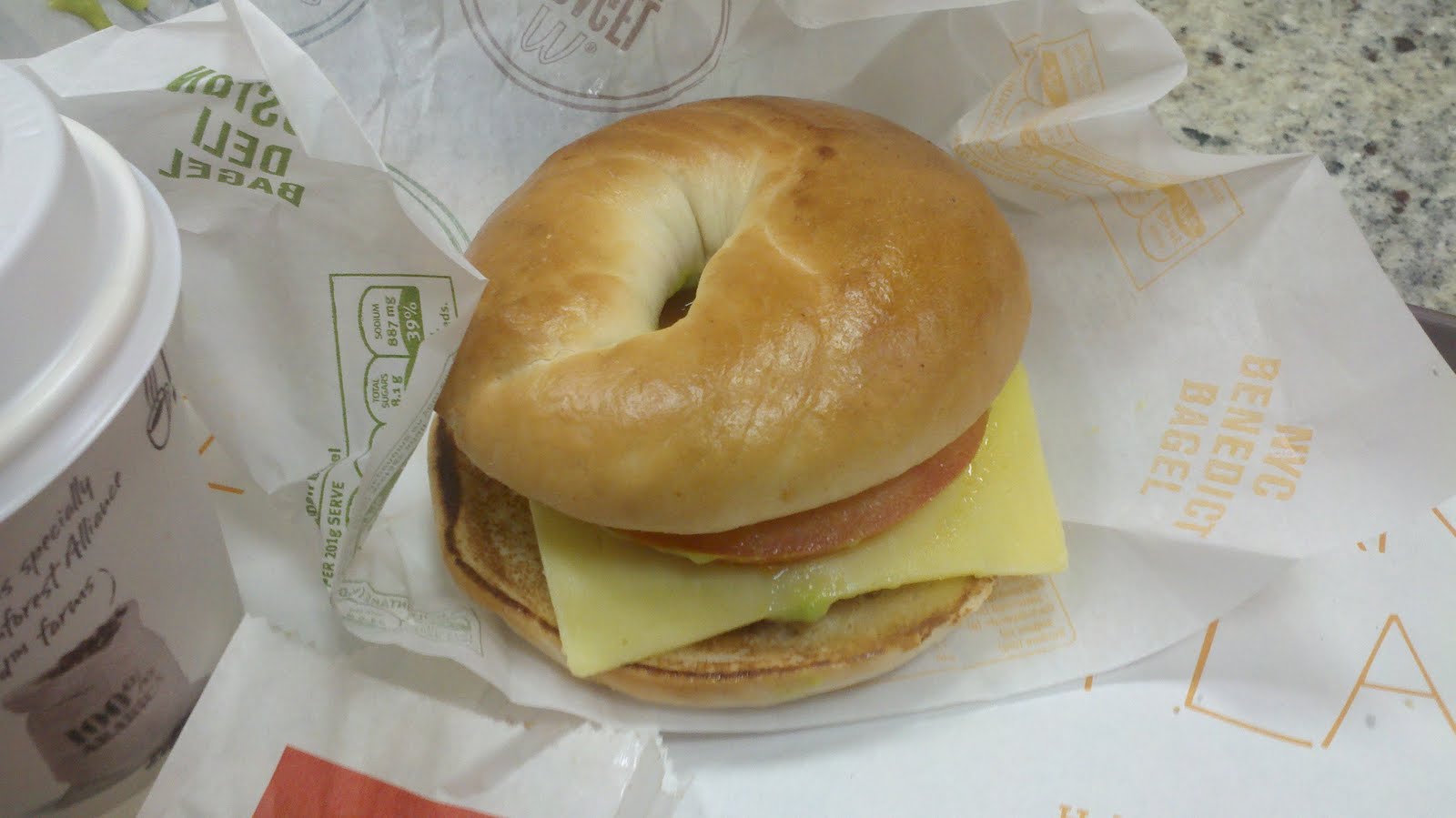 Boston Irish: McDonalds "Boston Deli Bagel" - seen down under
