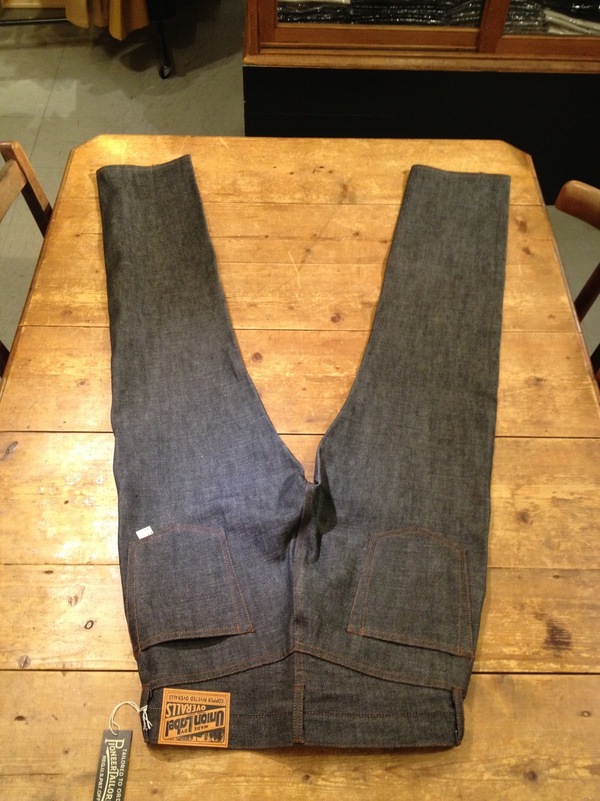 WARP AND WOOF: Original 5pocket Denim Pants 本日入荷いたしました！