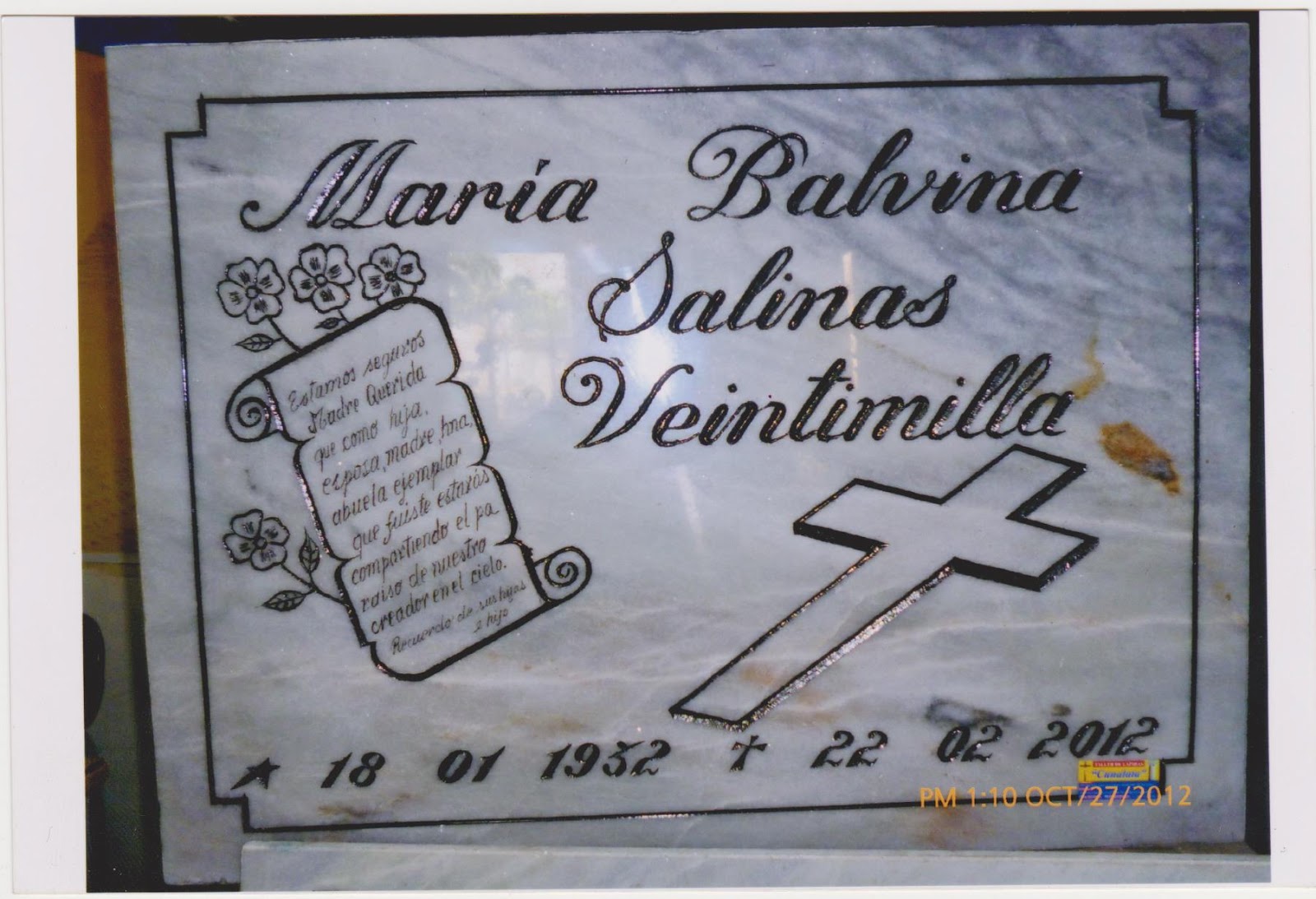 Lápida Sencilla (LMS3)