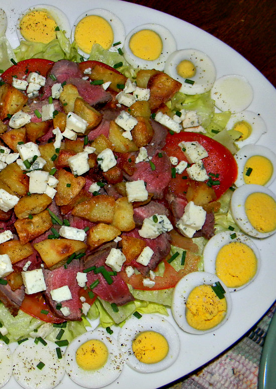 Wish Upon A Dish Steak And Potato Salad ♥ A Cool Version Of A Steakhouse Dinner