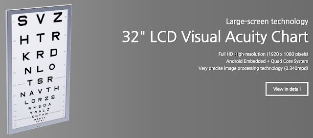 Digital Acuity System, LCD Eye Chart: The latest LCD Digital visual ...