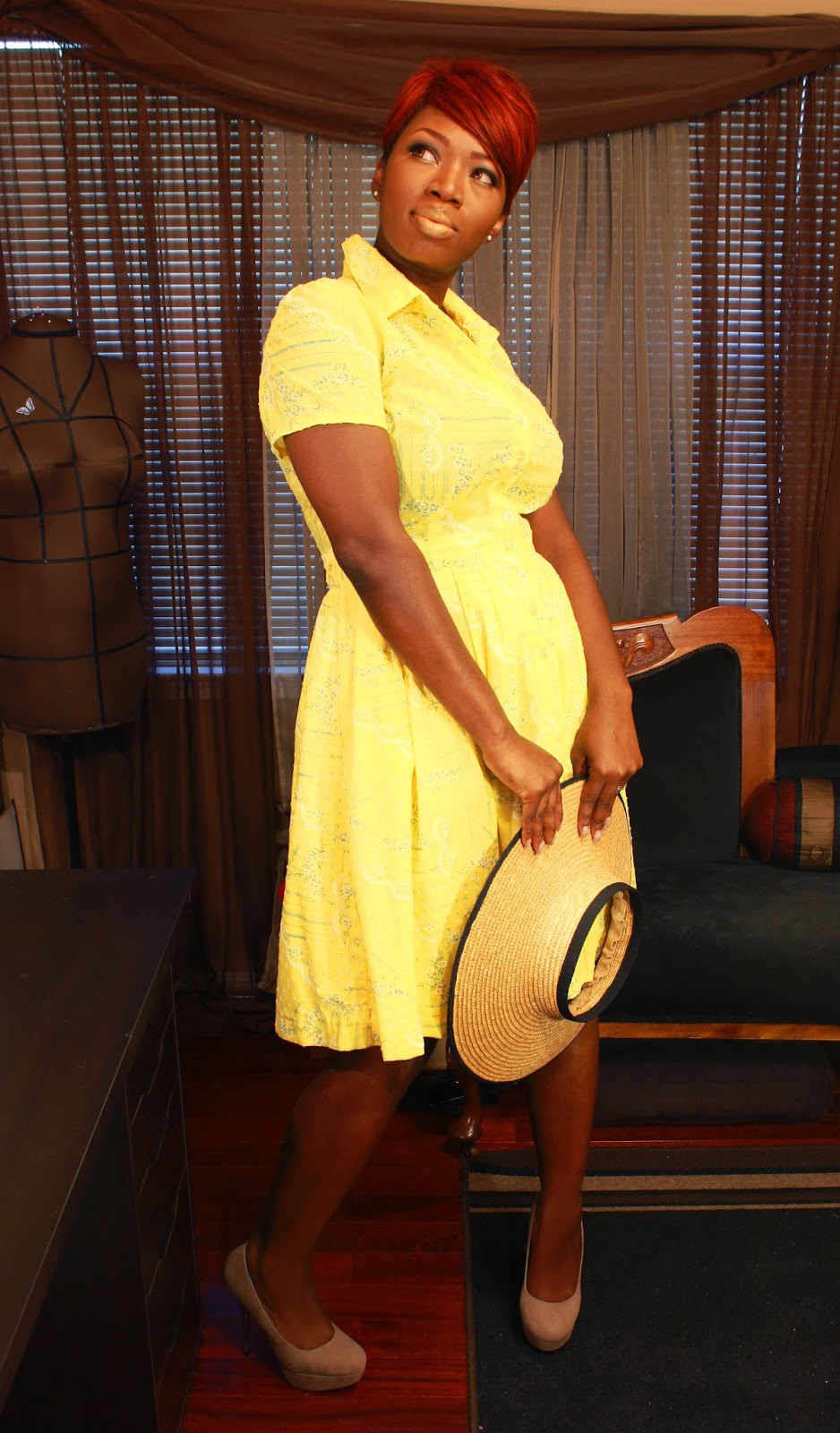 M6696 | A Shirtdress that Fits - Mocha-Style'.........style that flows