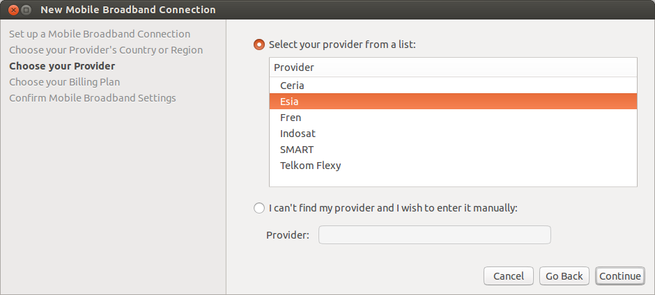 Setting Modem AHA Di Ubuntu 13.04 Raring Ringtail