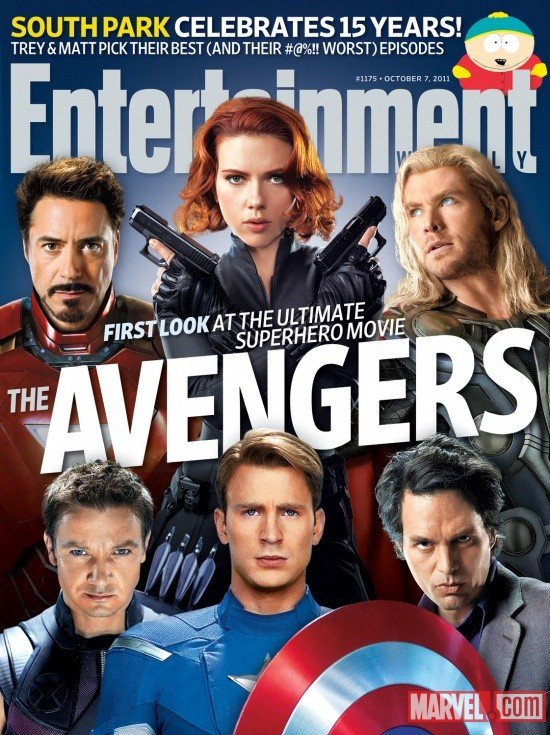 Scarlett Johansson Archive: 'The Avengers' cast cover EW!