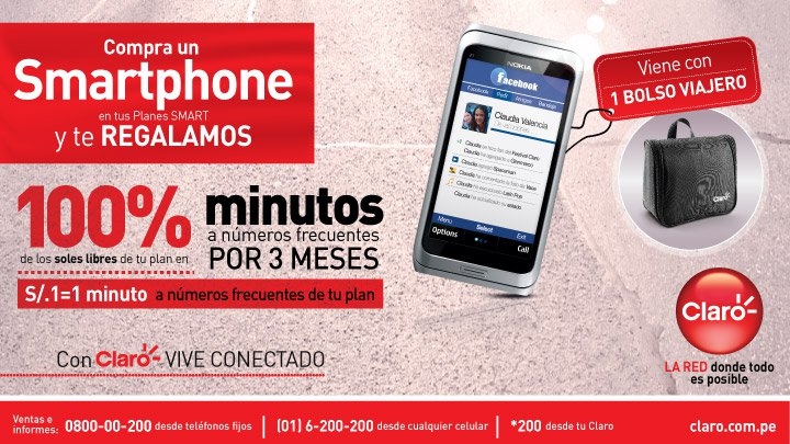 CLARO QUE TIENES MAS: Promoción Smartphone de Claro