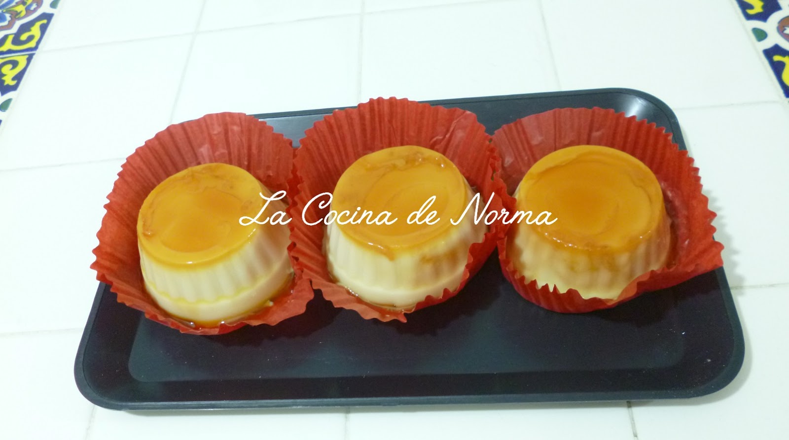 FLAN DE PAPELITO ROJO (O DE MAIZENA) - La Cocina de Norma