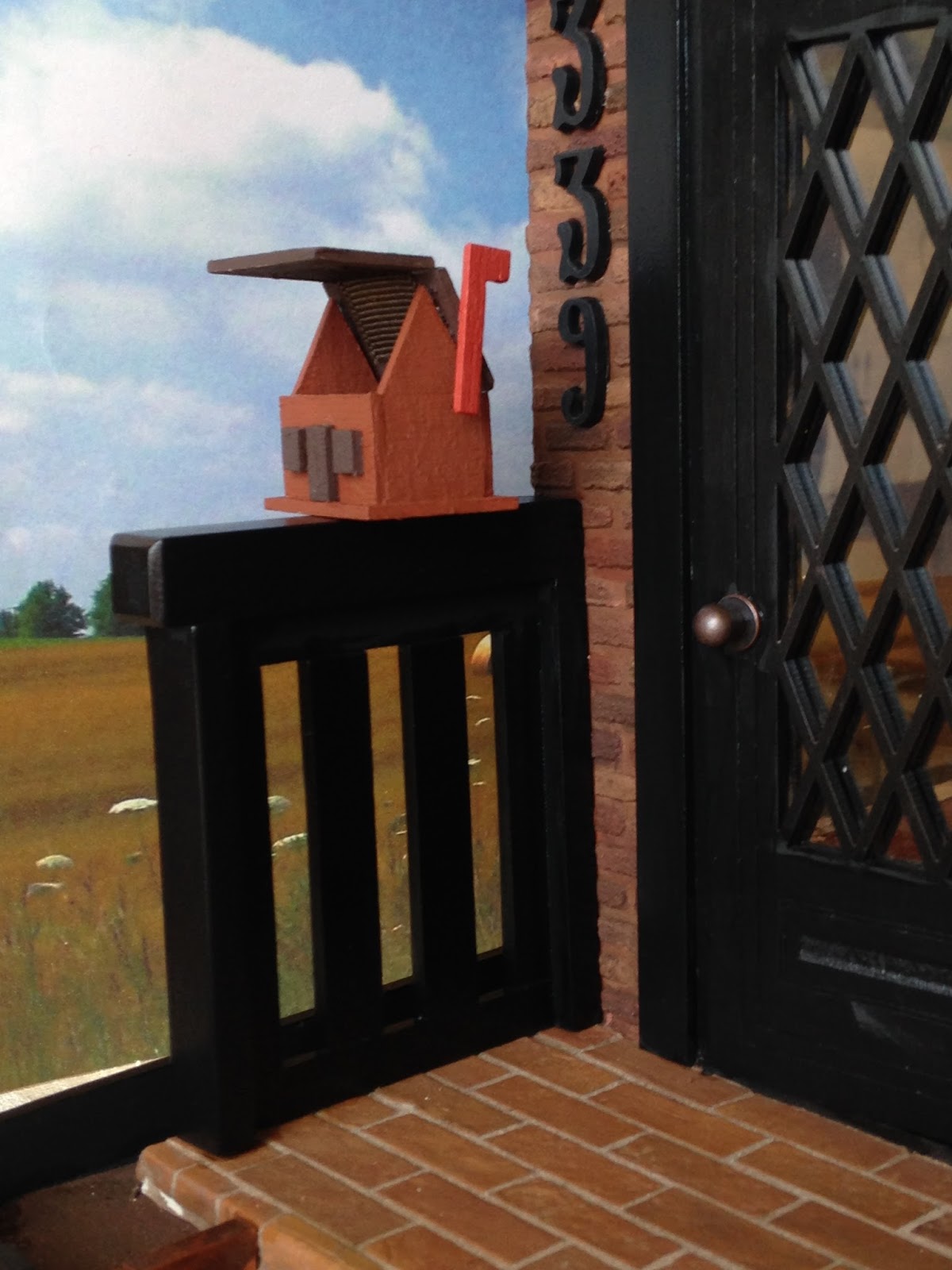My Miniature Madness: Make A 1/12th Scale Cottage Mail Box