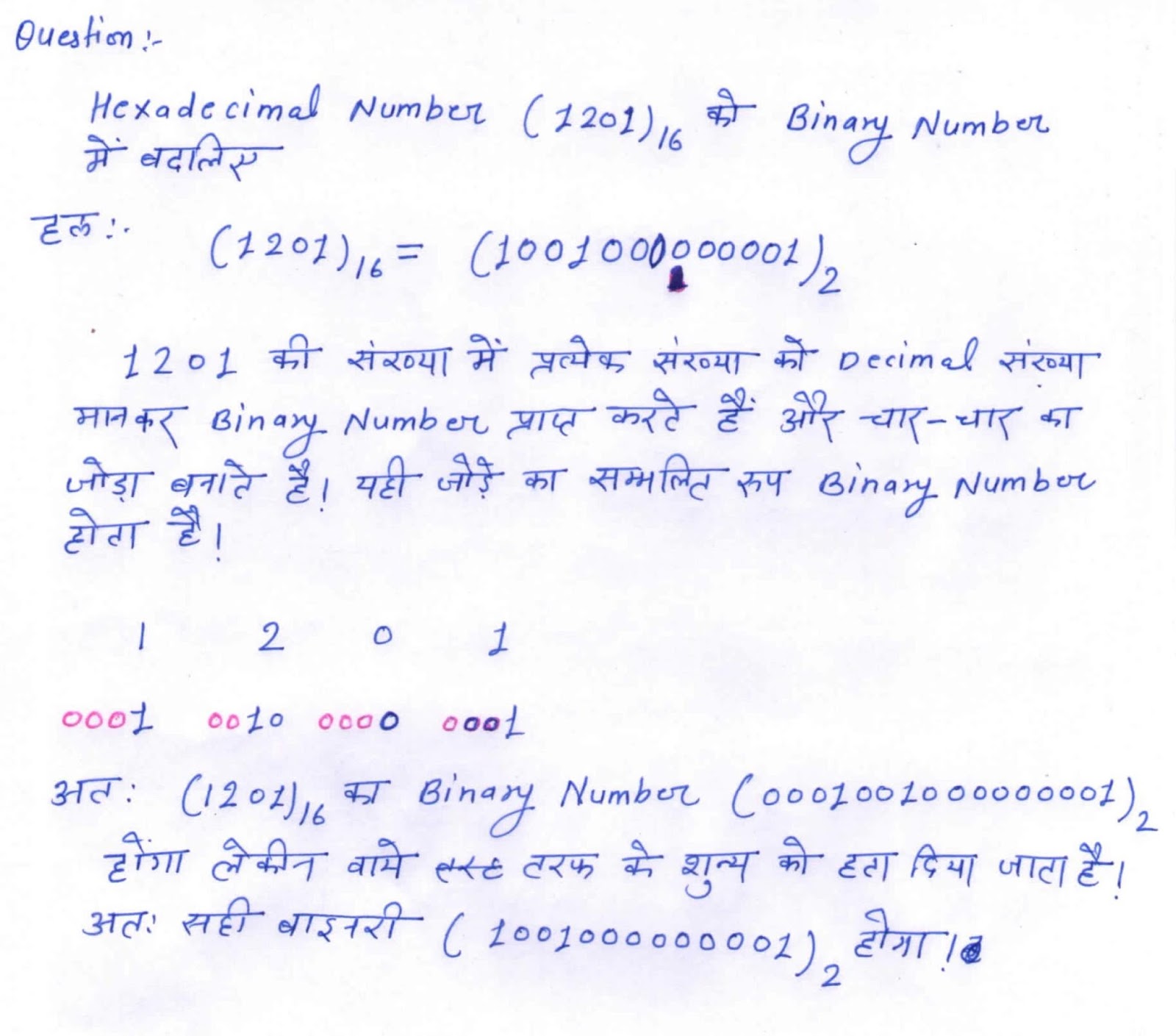 eLearning Sewa: Computer Number System in Hindi