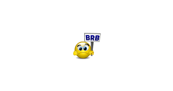 BRB Smiley For Facebook Chat | Symbols & Emoticons