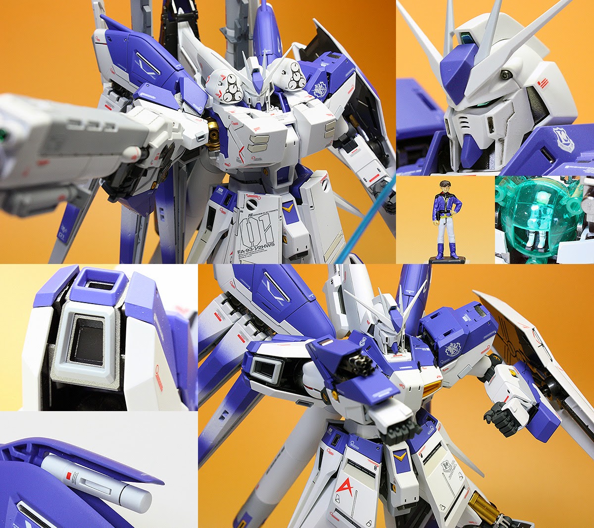 GUNDAM GUY: MG 1/100 Hi-Nu Gundam Ver. Ka + HWS (Heavy Weapon System ...
