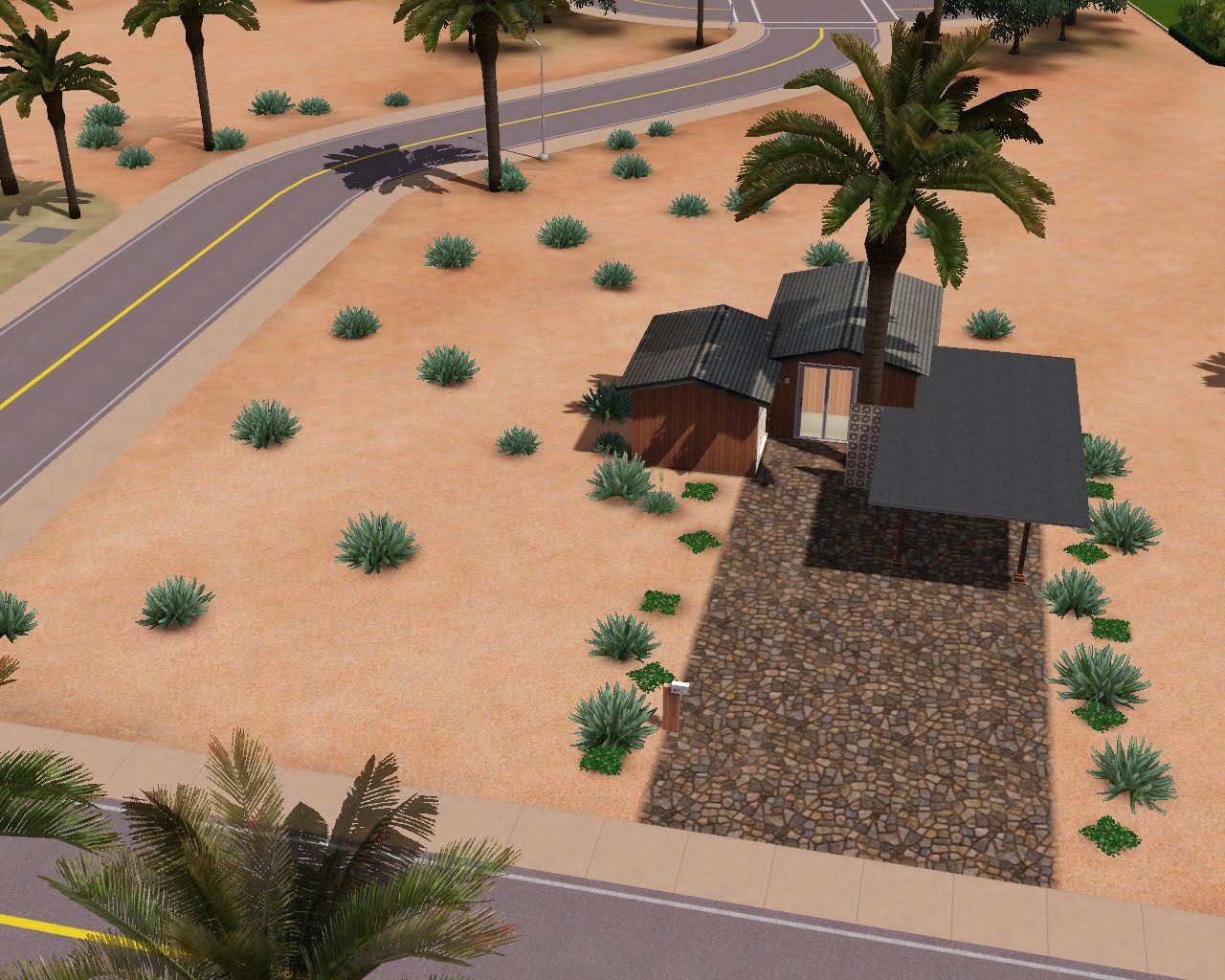 Summer's Little Sims 3 Garden: Lucky Palms List of Empty Houses
