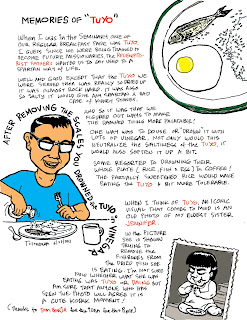 Boodge's Musings: DRAWING MY LIFE: MEMORIES OF TUYO (DRIED FISH)