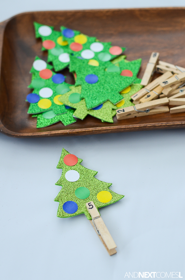 Christmas Counting Fine Motor Math Activity | And Next Comes L ...