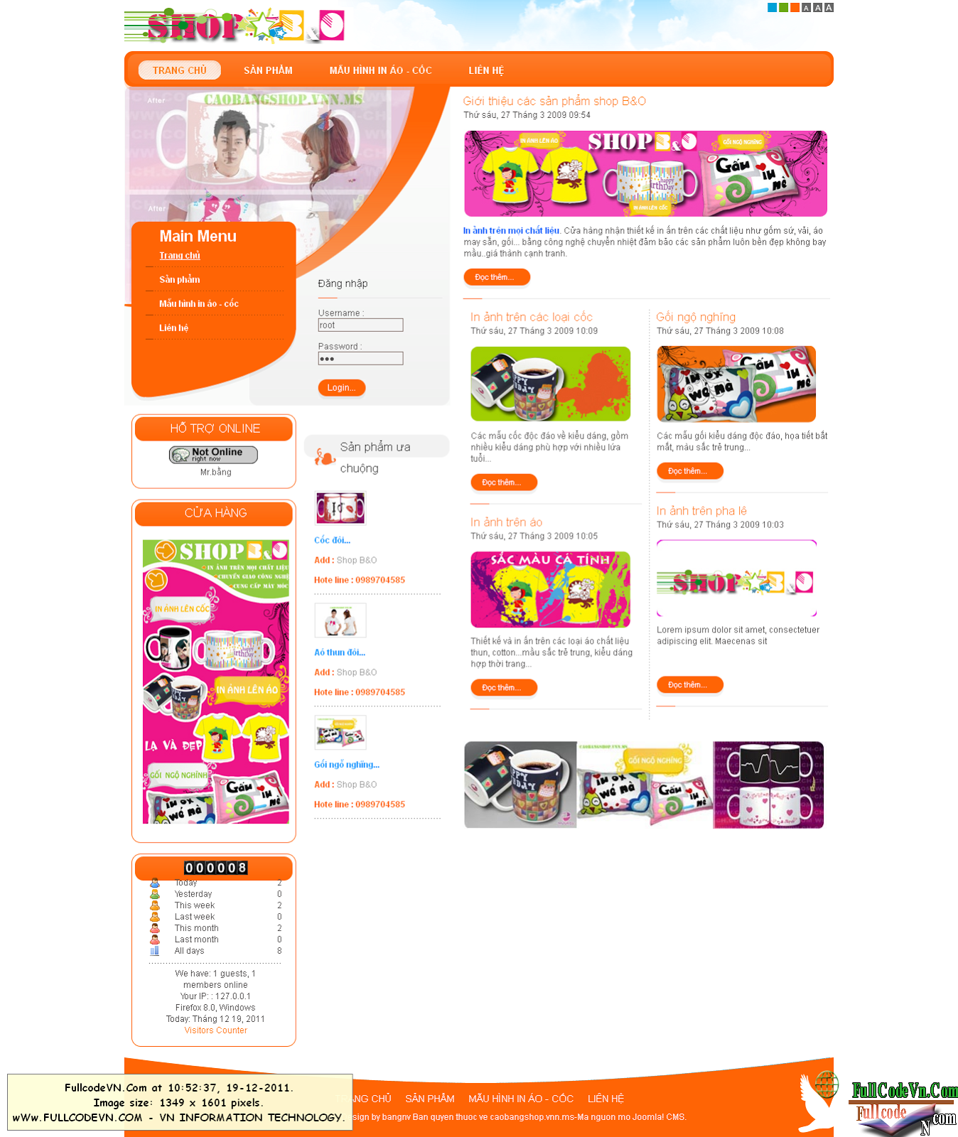 Share code Joomla code shop tuyệt đẹp, code shop đa chức năng fix all ...