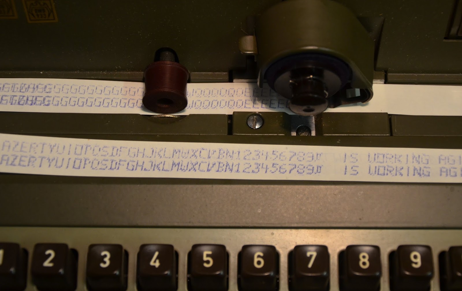 RadioCommunications: Hellschreiber: T TYP 80A / Streifen-Fernschreiber ...