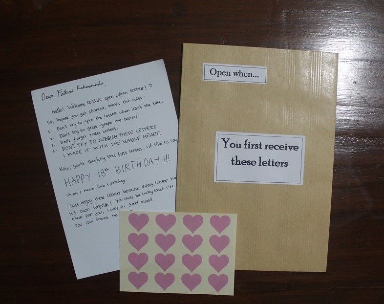 Here We Go: Open When Ideas