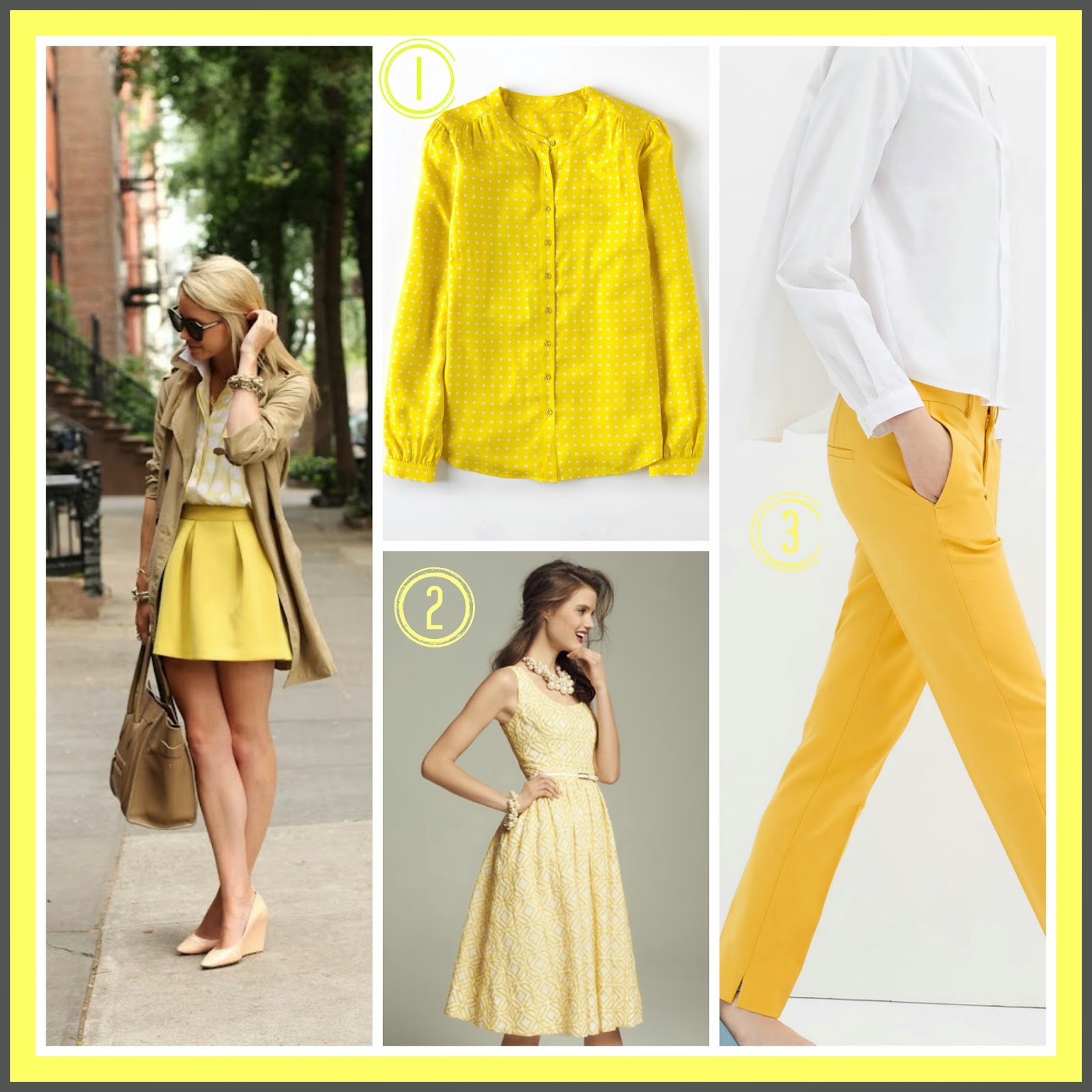 Inspiration in Stages : THEY CALL IT MELLOW YELLOW . . . FOR FASHION