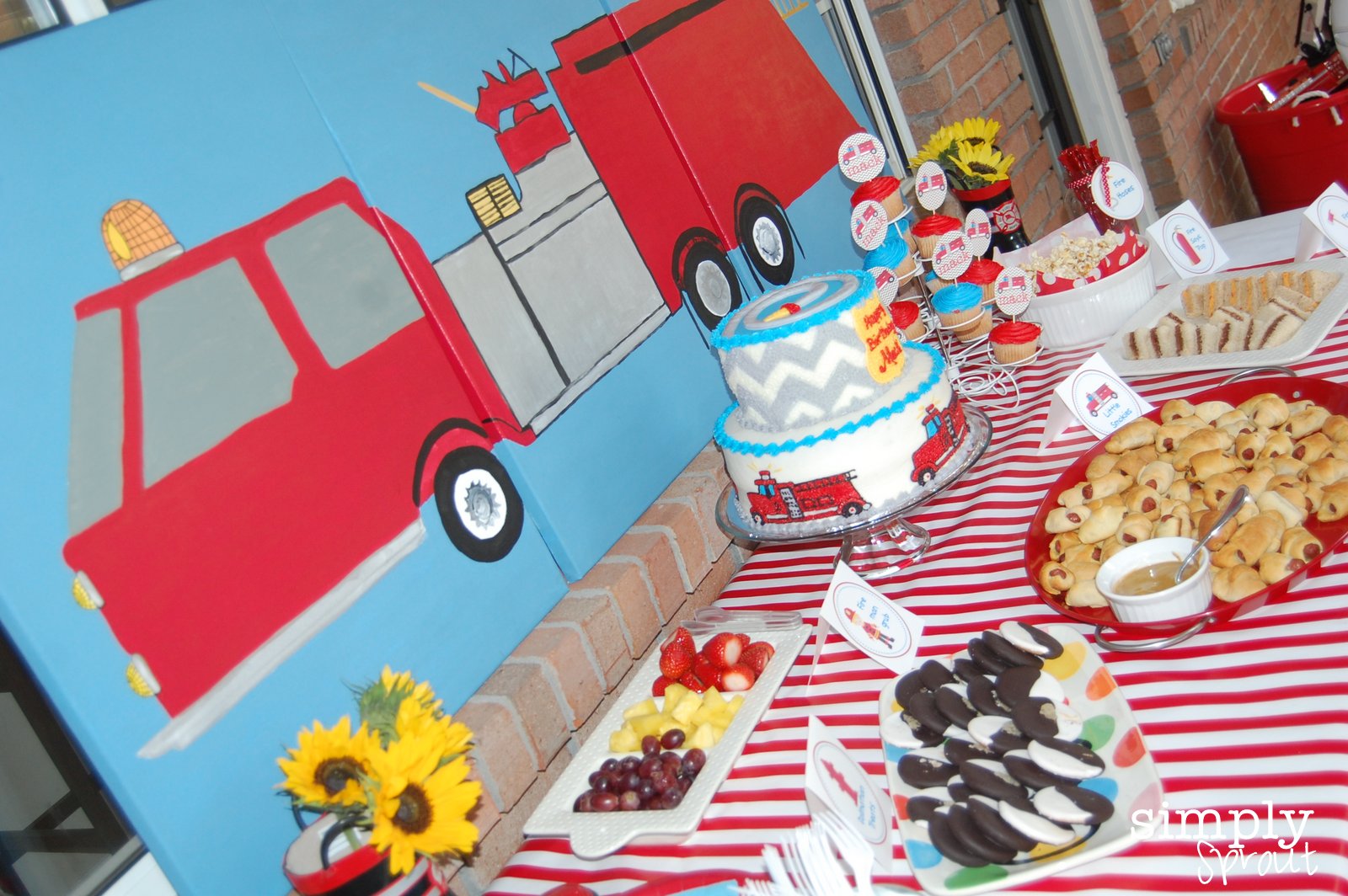 Kick off fire safety week with a fire safety party! - Simply Sprout