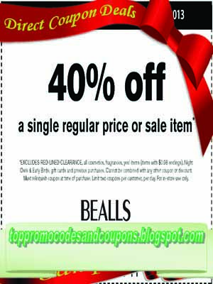 Free Promo Codes and Coupons 2023: Bealls Coupons