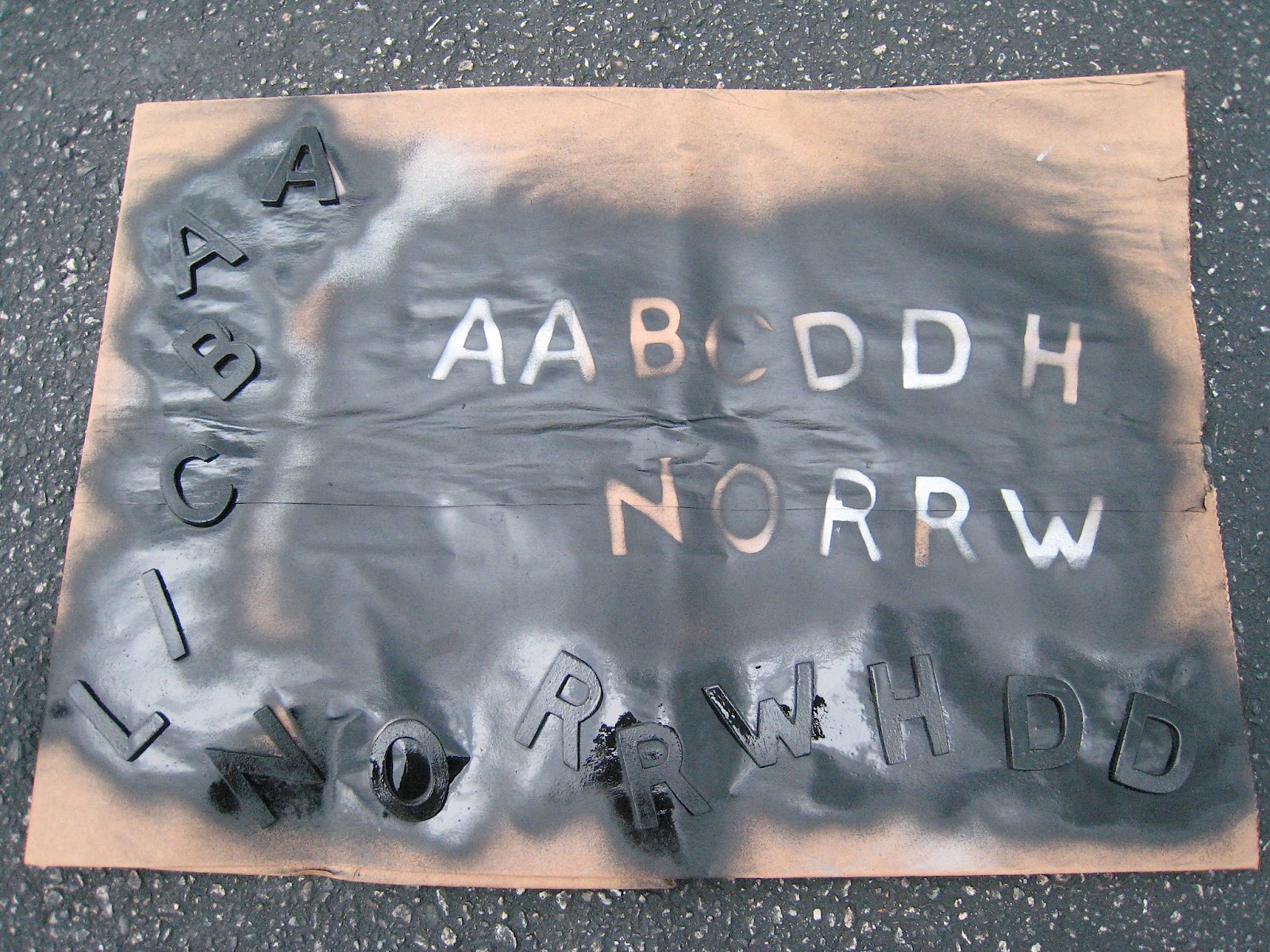 Rhody Life: DIY: Chiseled Wood Letters