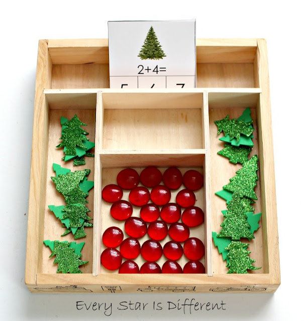 Christmas Tree Activities for Tots & Preschoolers with Free Printables ...