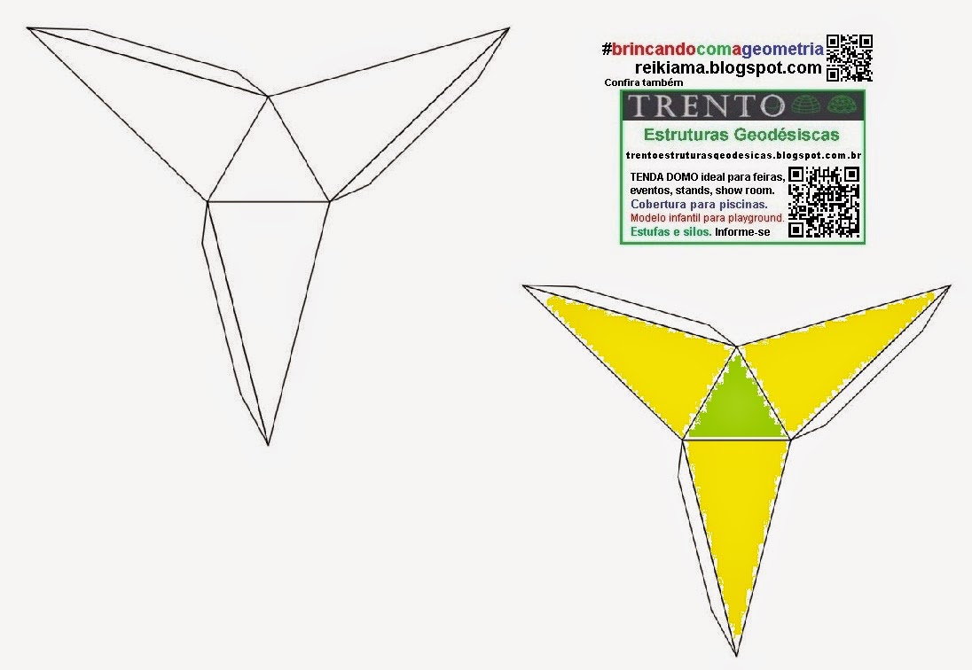 ...Brincar faz bem....: Piramide triangular molde para imprimir ...