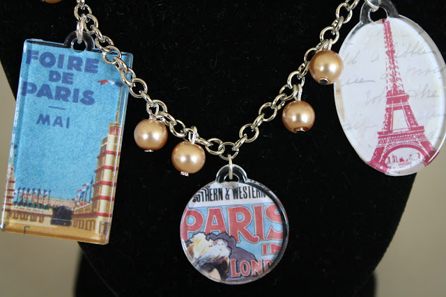 Yellow Blackbird: A Creative Blog: Paris Necklace Tutorial