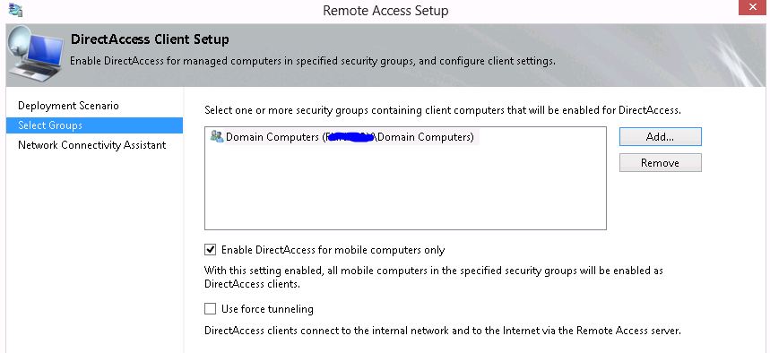 Andreas Gani's Blog: Setting up DirectAccess Server 2012