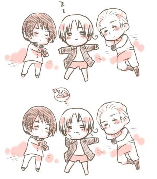 Hetalia World Love: Cute chibi comic~