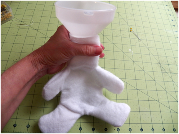 Art Threads: Wednesday Sewing - Bean Bag Snowman