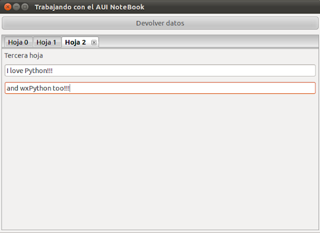 wxPython: Obtener datos de las hojas de un AUI_Notebook