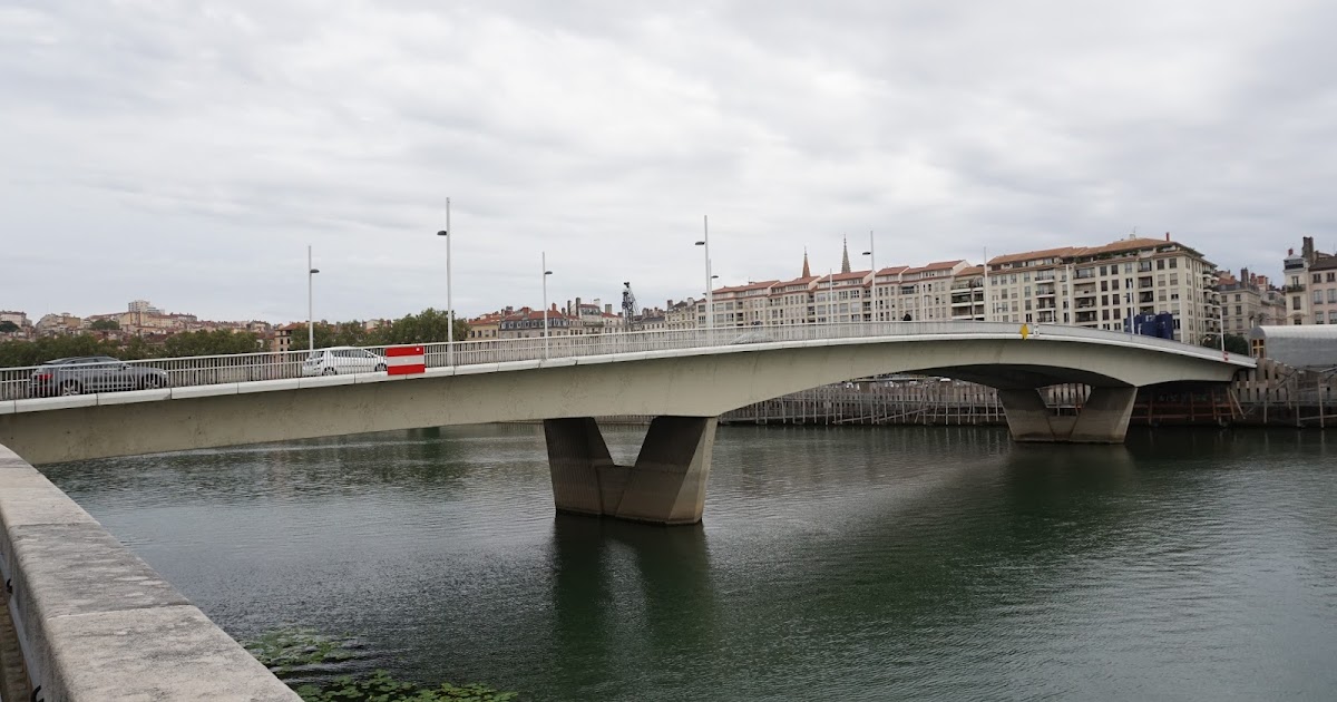 Bridge of the Week: Bridges of Lyon, France: Pont Marechal Juin across ...