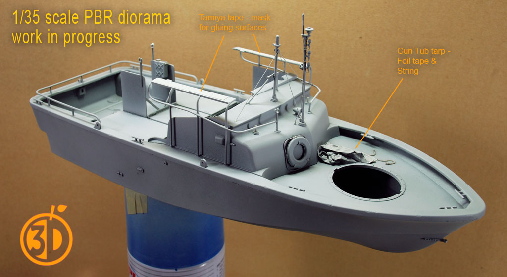 Orange 3D Plastic: Pibber Primed