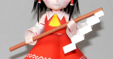 Touhou Project: Reimu Hakurei Papercraft | Paperized Crafts