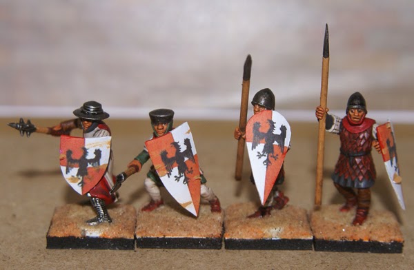 Deadkingsrise Painting and Modelling: Fireforge Medieval footsoldiers