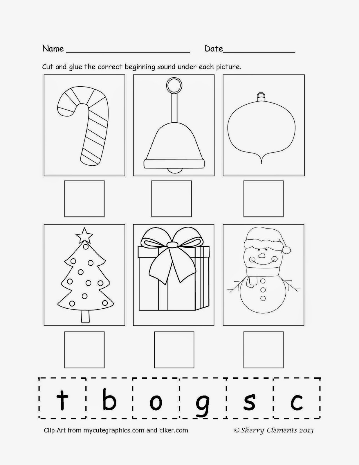 Dr. Clements' Kindergarten : Beginning Sounds (December)