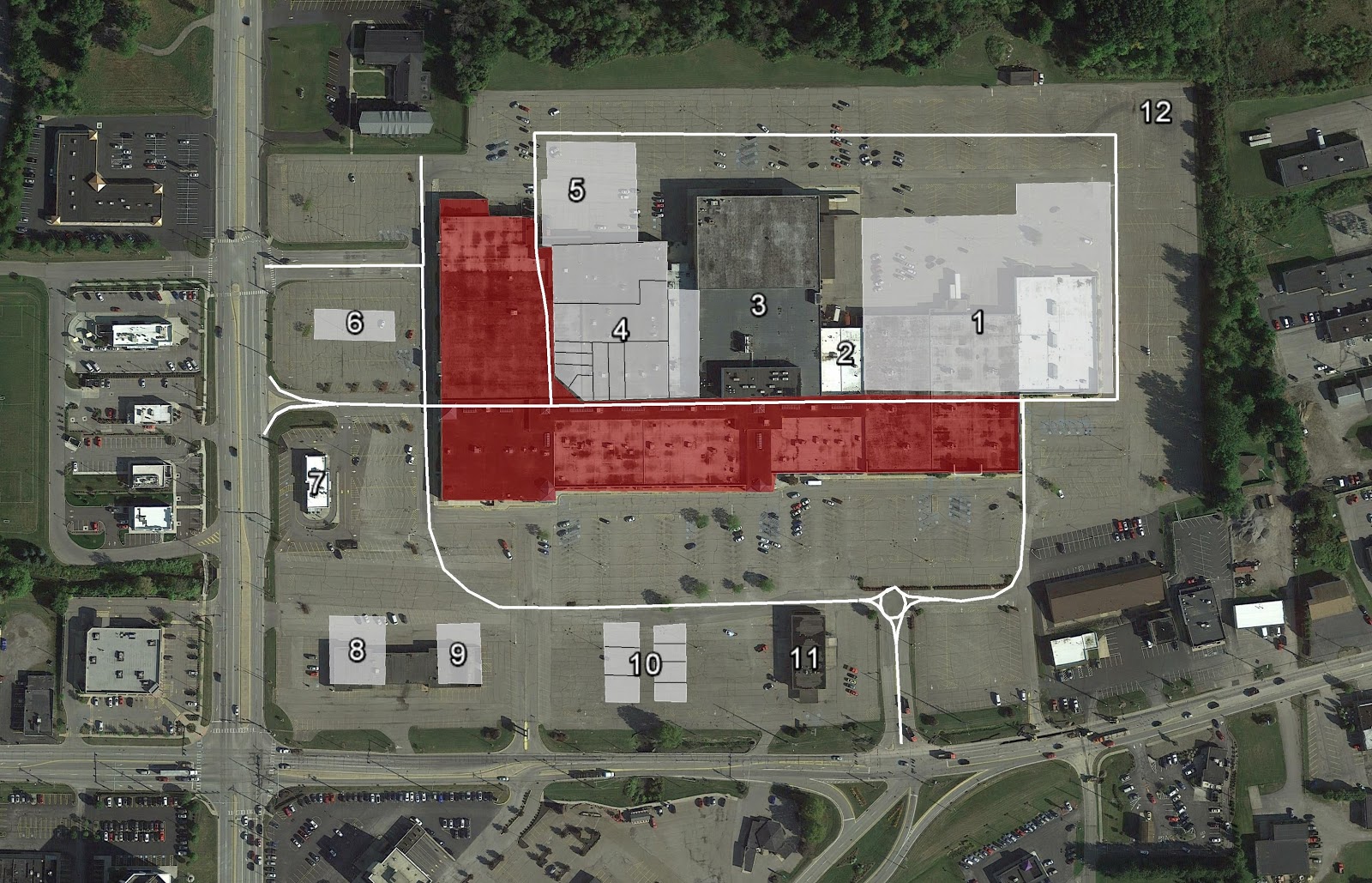 Dead and Dying retail: Shenango Valley Mall in Hermitage, Pennsylvania