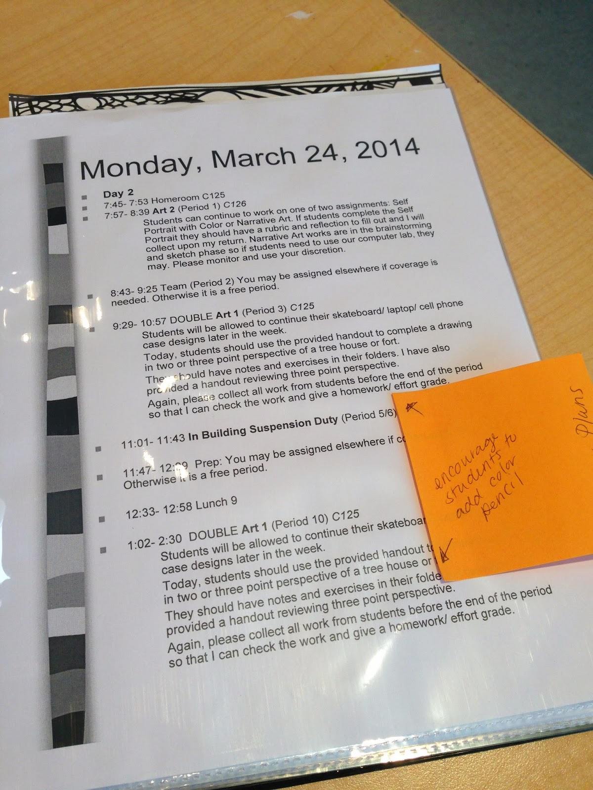 chucks, crayons, and a little creativity : Substitute Plans for High ...