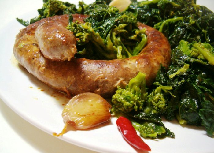 LE RICETTE di ''CETRANGOLO'': CIMA DI RAPA E SALSICCIA (FRIARELLO ...