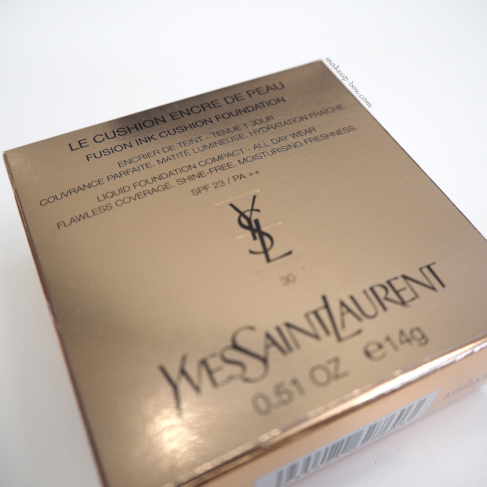 The Makeup Box: YSL Le Cushion Encre de Peau - Fusion Ink Cushion ...