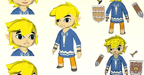 The Legend of Zelda: The Wind Waker - Outset Island Link Papercraft ...