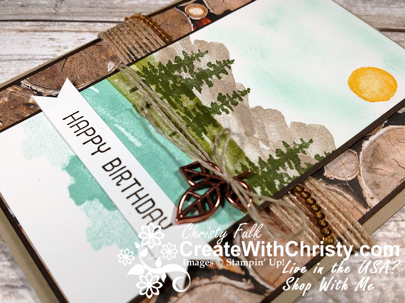 Rustic Birthday Card [Create With Christy]
