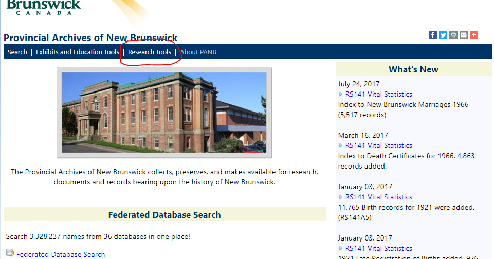 Finding Your Canadian Story: New Brunswick Ancestors: A Look at the ...