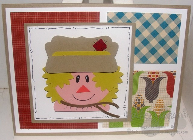 Rachel's Stamping Place: Not so scary Scarecrow Rachel's Stamping Place: Not so scary Scarecrow