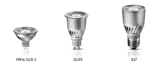 Tipos de lampadas Led. Equivalência de iluminação