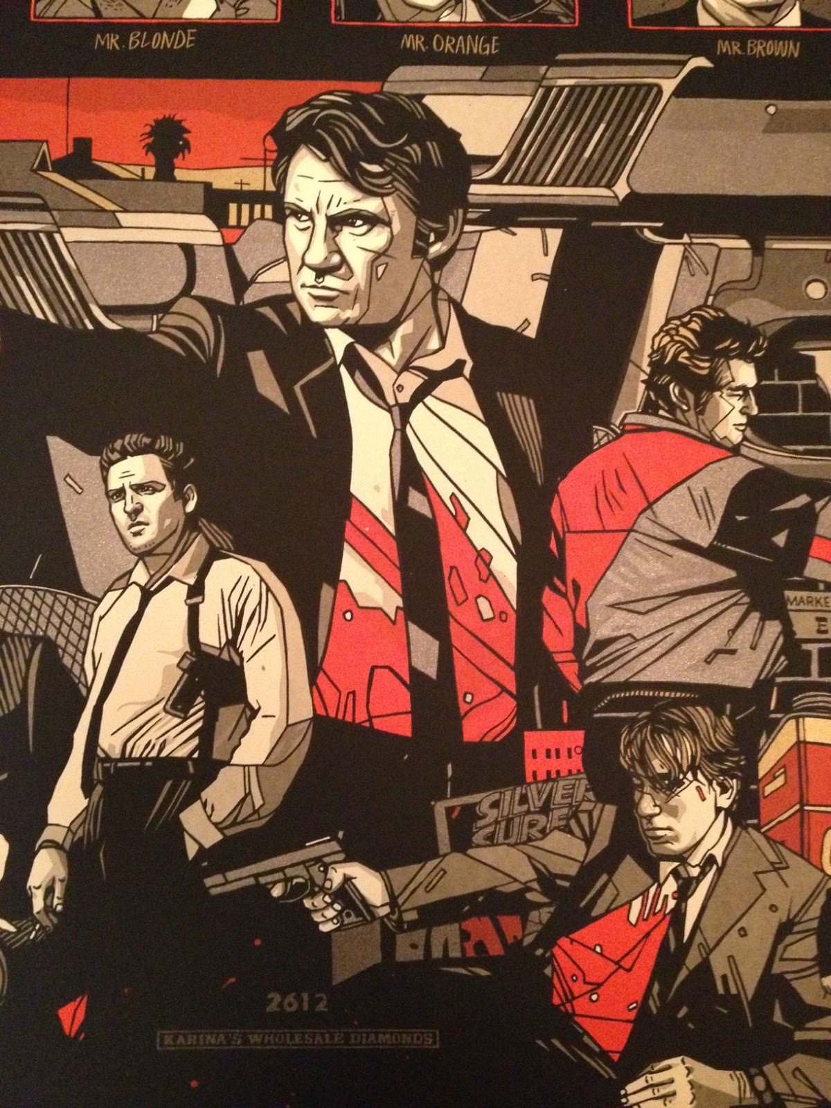 INSIDE THE ROCK POSTER FRAME BLOG: Tyler Stout Reservoir Dogs Movie ...