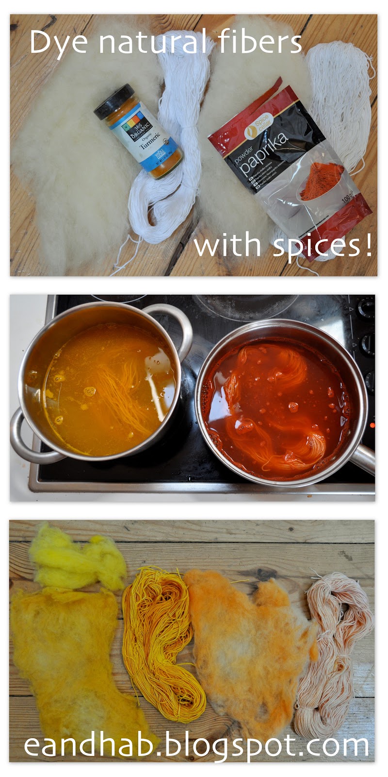 Elephants and Hot Air Balloons: Dyeing Natural Fibers with Spices