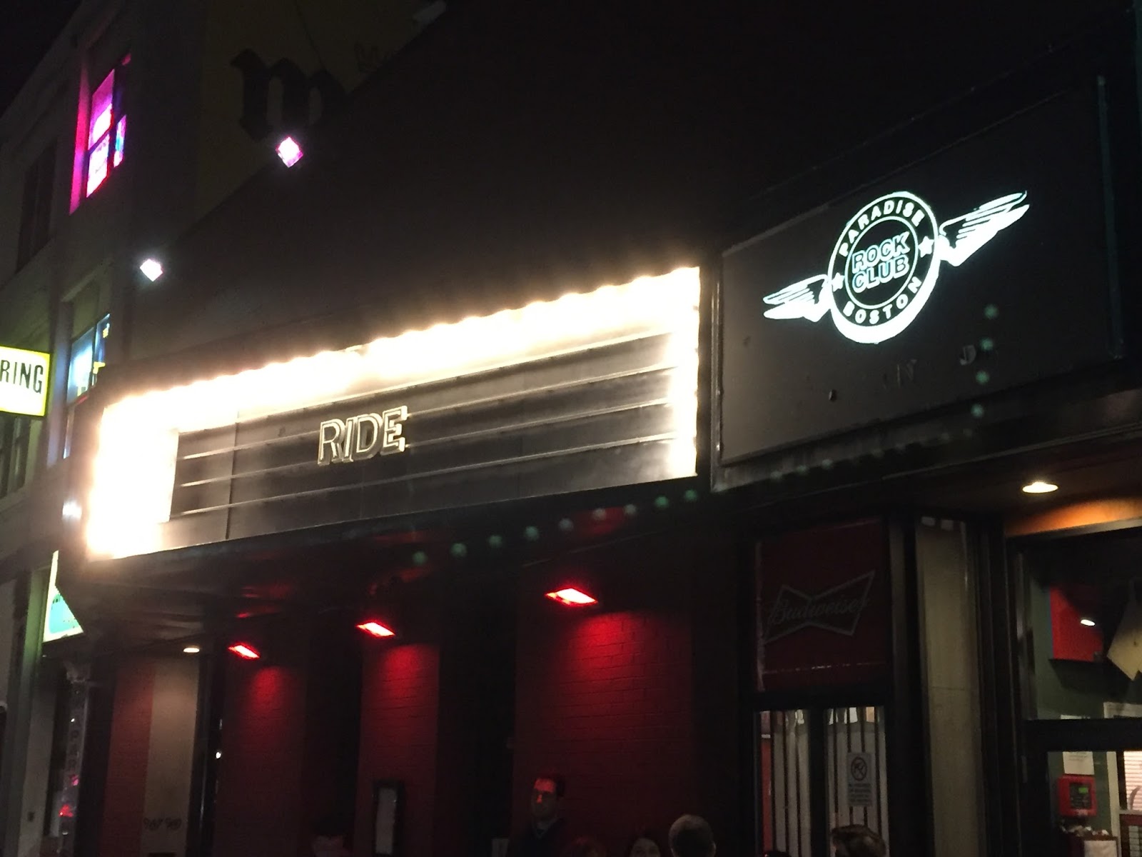 CONCERT REVIEW: Ride at the Paradise Rock Club, Boston, MA October 3 ...