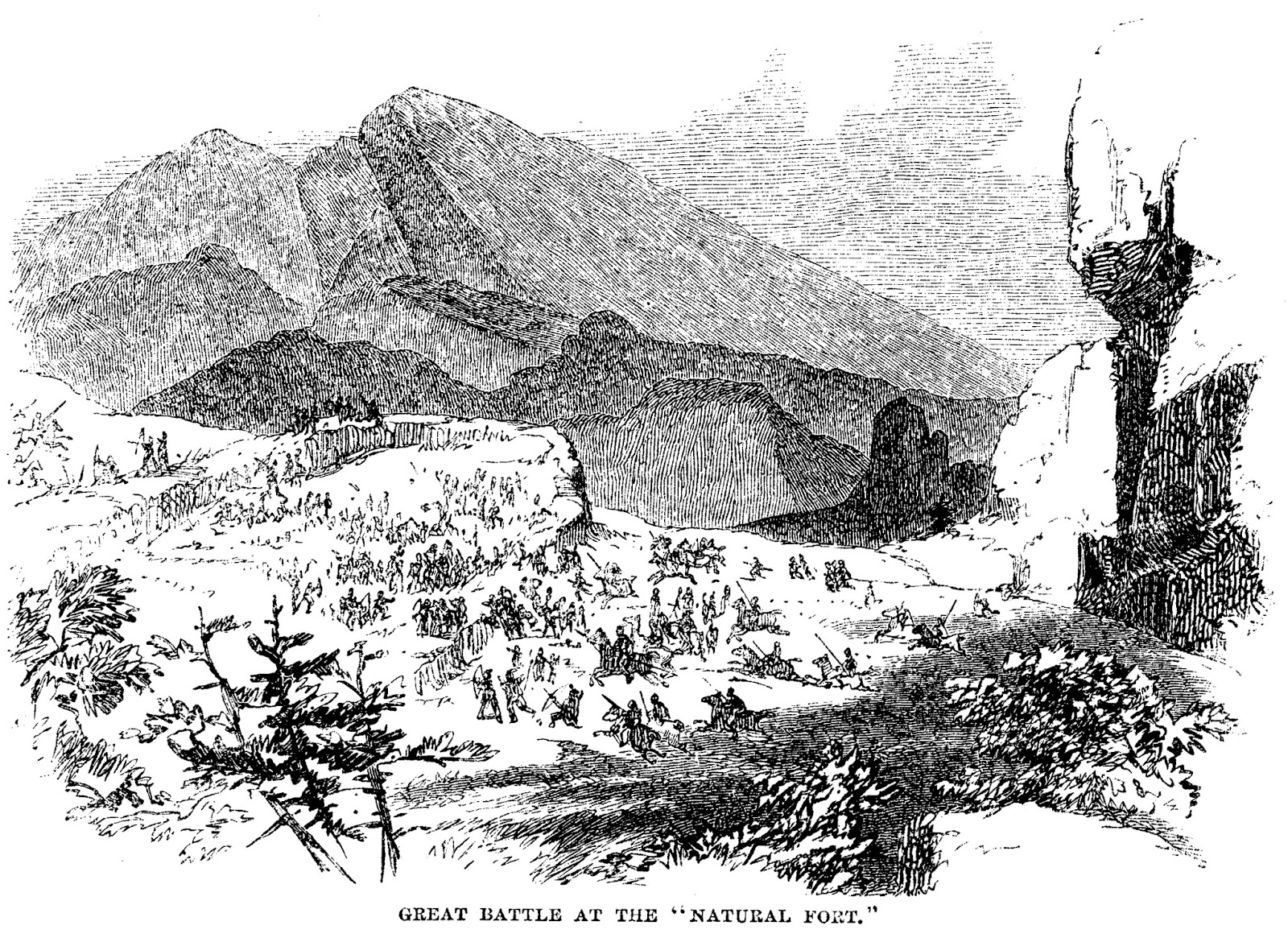 Wild West History: The Natural Fort Revisited with Photograph of Battle ...